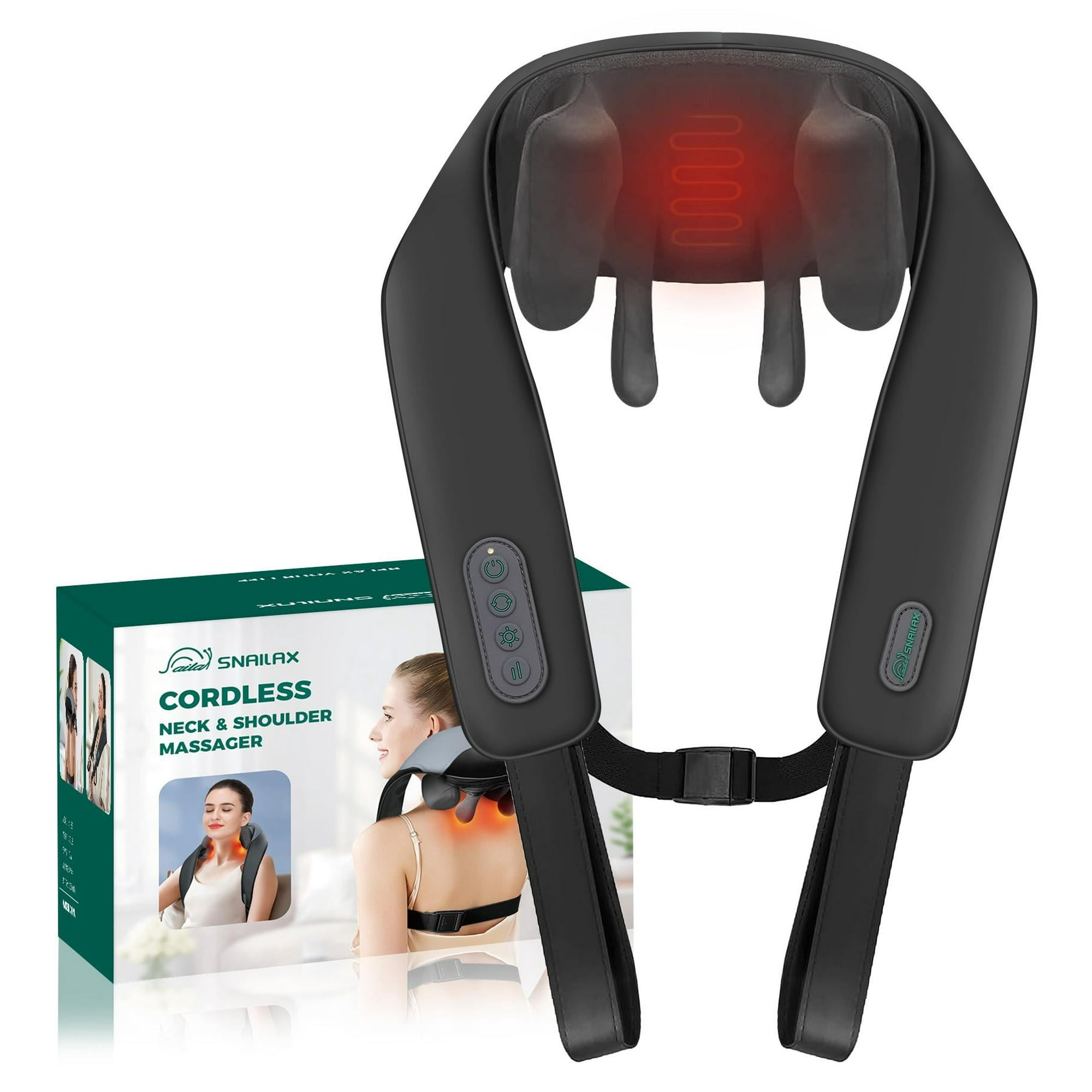 Click here for Snailax Cordless Neck Massager With Heat  4d Shiat... prices