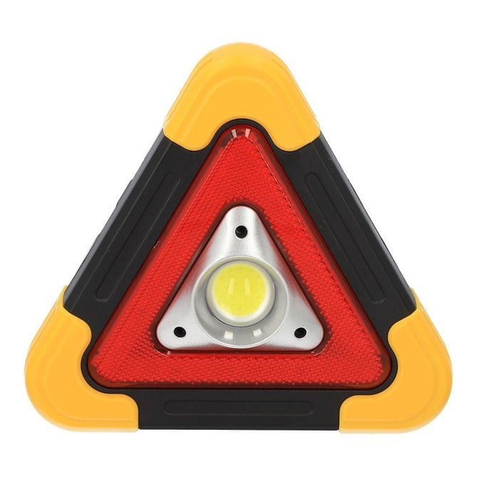 Lampara De Emergencia Vial Recargable Triangular Amarillo Negro /e OEM ...