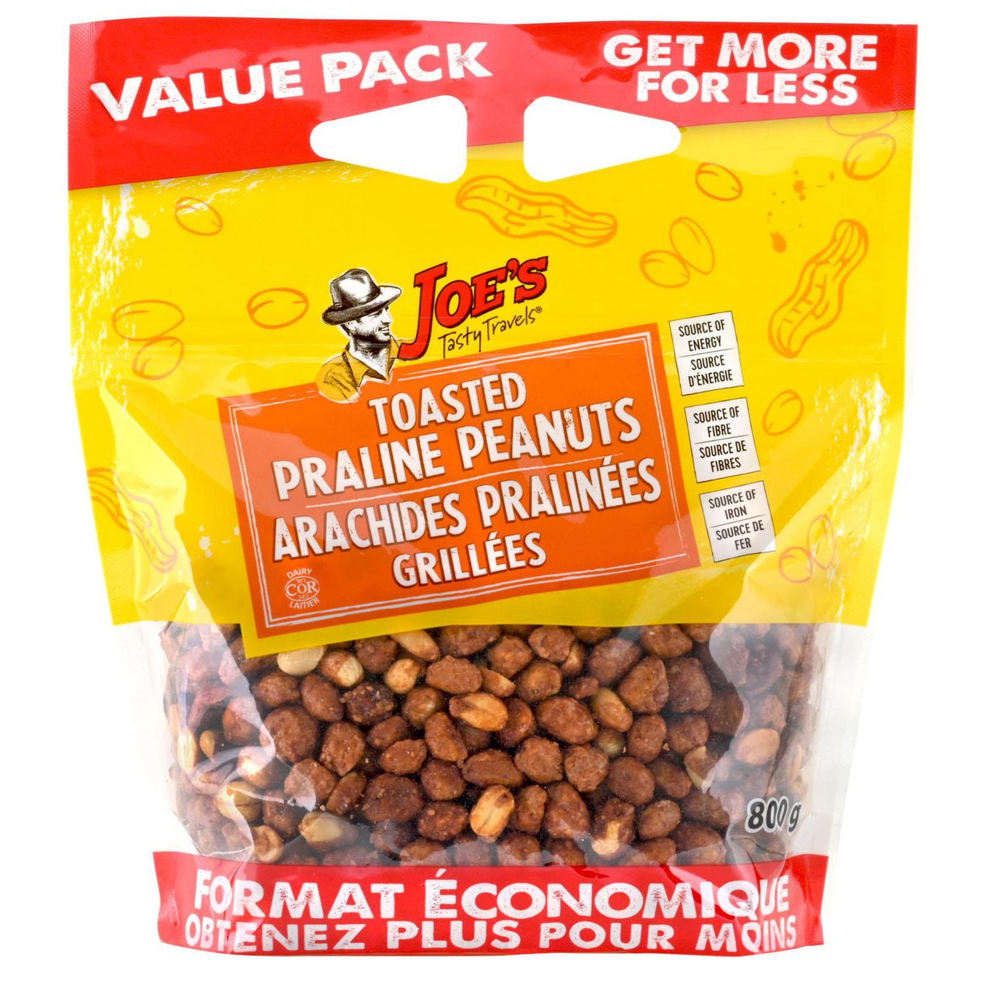 Click here for Joes Tasty Travels Toasted Praline Peanuts 800g prices