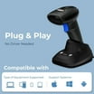 Tera 1D 2D QR Barcode Scanner Wireless with Battery Level Indicator Plug and Play Model D5100 ...