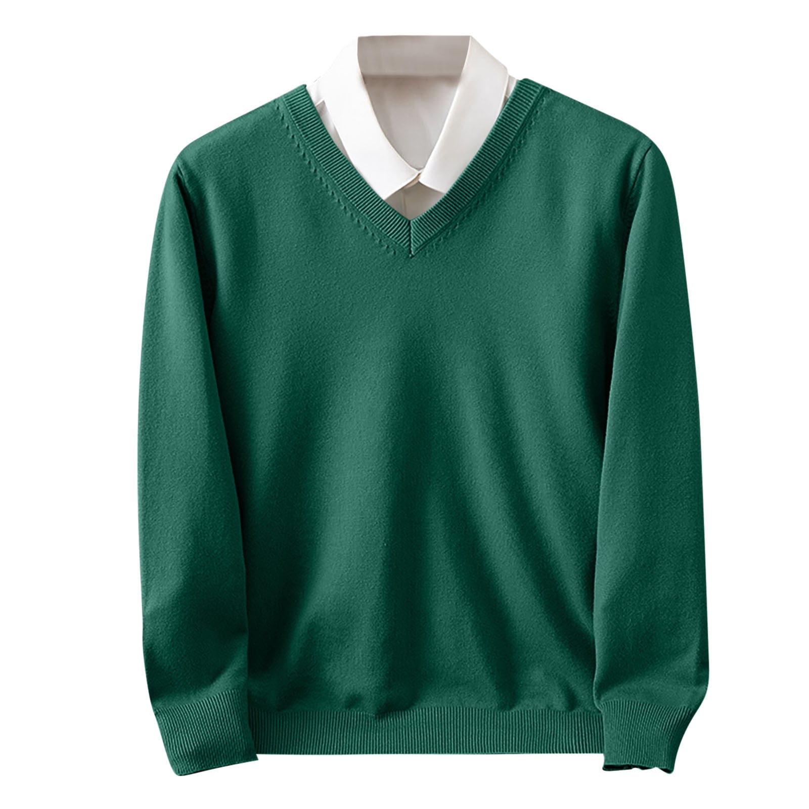 Click here for Eywgya Warm Sweater For Men mens Long Sleeve Shirt... prices