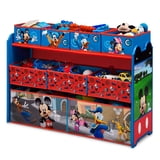 "Disney Mickey Mouse 9 Bin Toy Organizer, Reusable Sticker Storage for ...