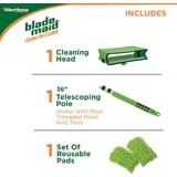 Blade Maid Ceiling Fan Cleaner and Duster with Microfiber Pads, Extends ...