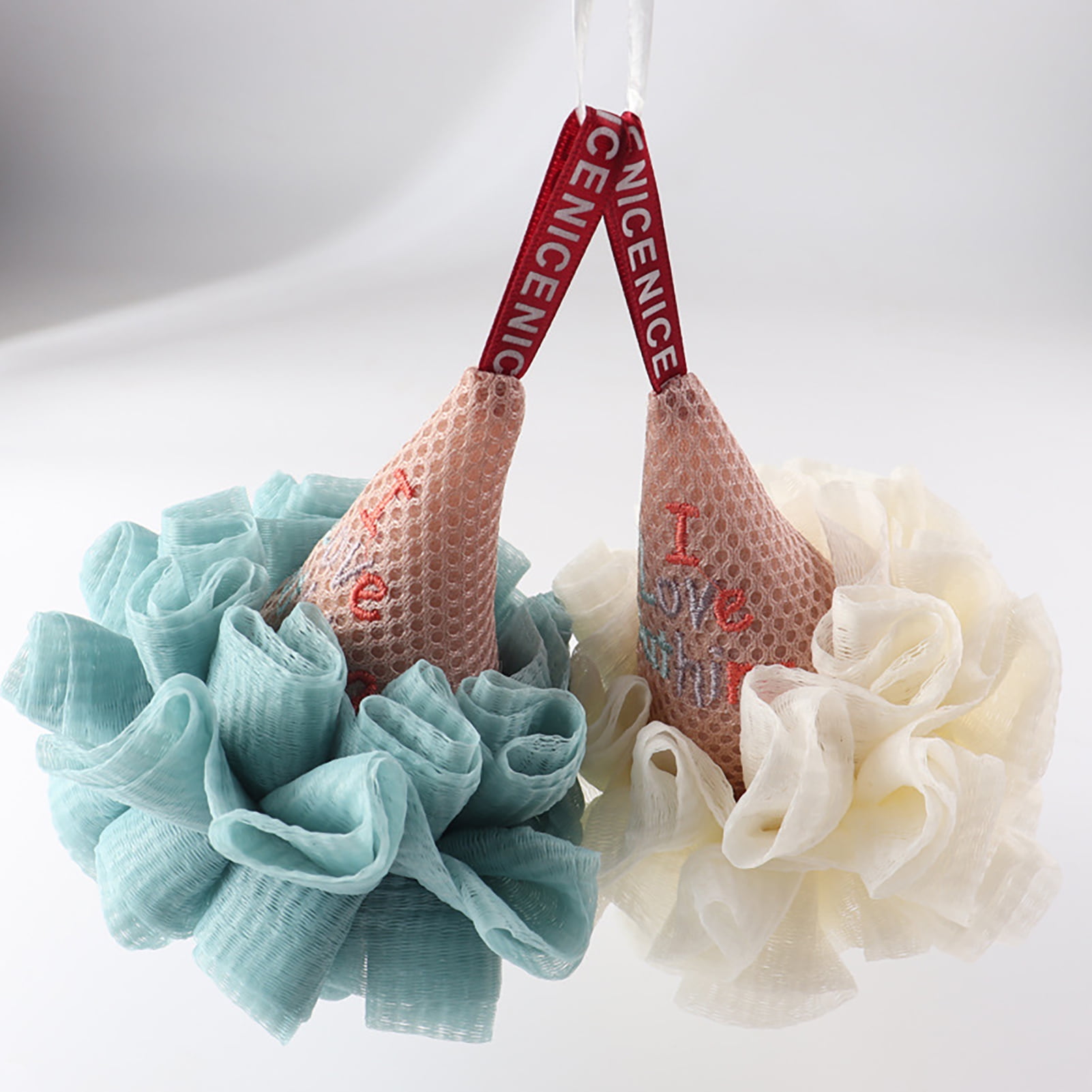 Vnanda Shower Bath Sponge Shower Loofahs Balls Bath Shower Loofah ...