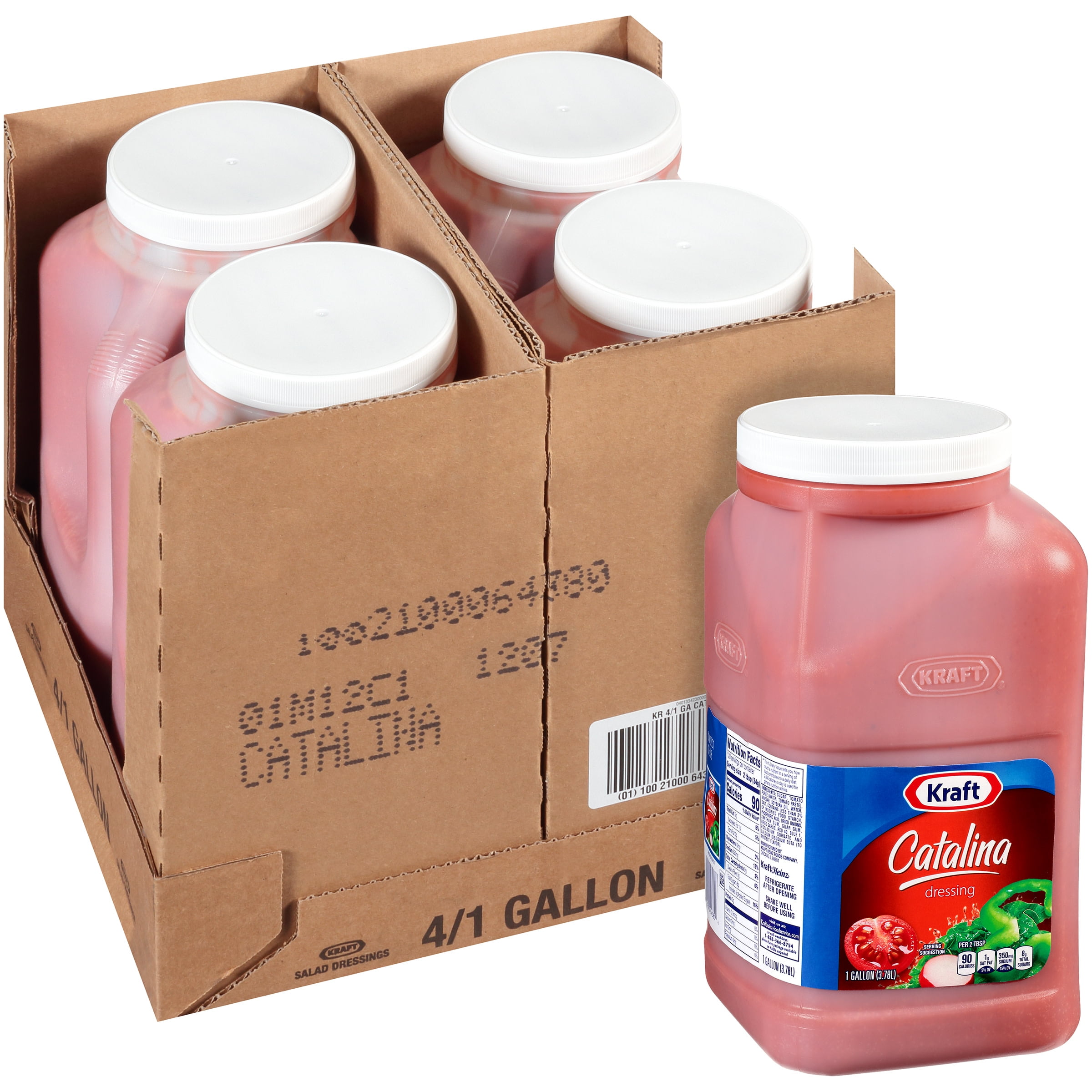 KRAFT Catalina Salad Dressing, 1 gal. Jugs (Pack of 4) - Walmart.com