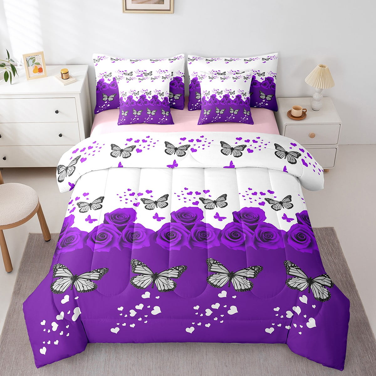 Click here for Erosebridal Comforters King Size Set With Sheets F... prices