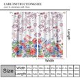 American Flag Curtains,Watercolor Floral 4th of July Independece Day ...