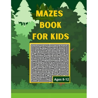 Spaghetti Maze For Kids Age 4-6 : Maze Activity Book for Kids. Great ...