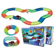 Magic Tracks 11ft Bendable, Flexible, and Glowing Racetrack As Seen on ...