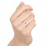 Interconnected Puzzle 5 Band Sterling Silver Ring-8 - Walmart.com