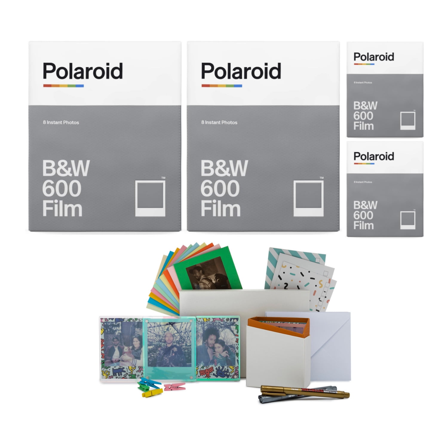 Polaroid Originals Black and White Instant Film for 600 Cameras (32 ...