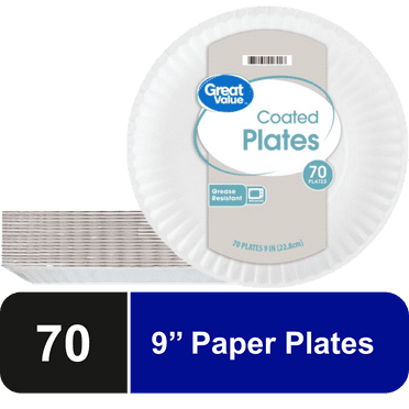 Hefty Everyday Soak Proof 7 Inch White Foam Snack Plates - Walmart.com