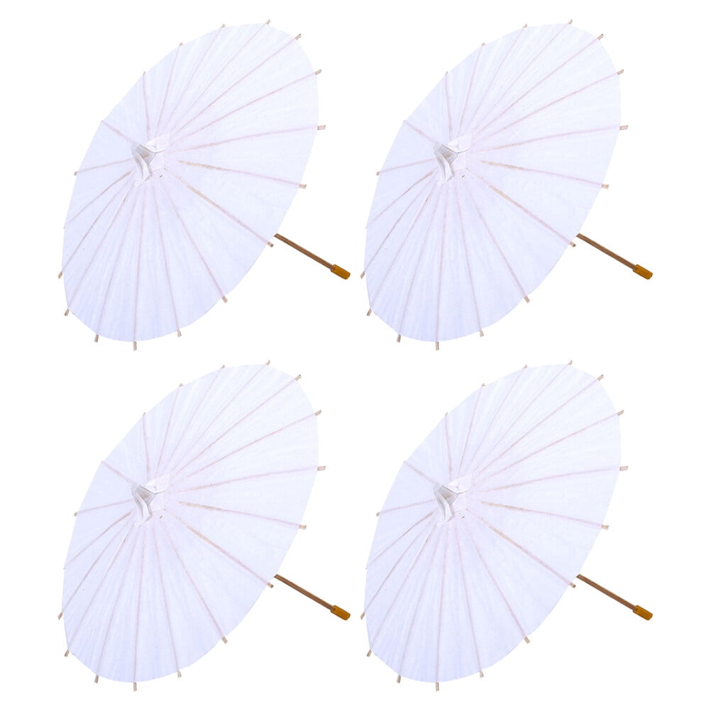 HOMEMAXS 4pcs DIY Drawing Umbrella Graffiti Umbrella Hand-painted Oil ...