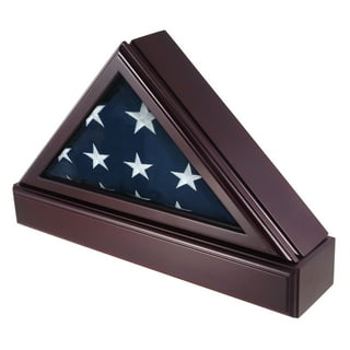 Cadet III Flag Display Case for 3ft x 5ft Flag - Oak - Walmart.com