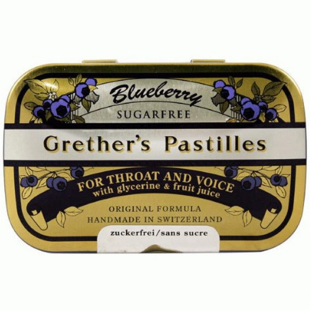 Grether's Blueberry Pastilles Sugarfree 3.75 oz - (Pack of 3) - Walmart.com