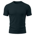 Breeze Shirts for Men Beer Belly Short Sleeve Textured Work Shirts Crew ...