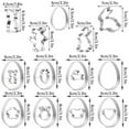 11pcs Easter Cookie Cutters, Rabbite egg Shapes Metal Cookie Cutters ...