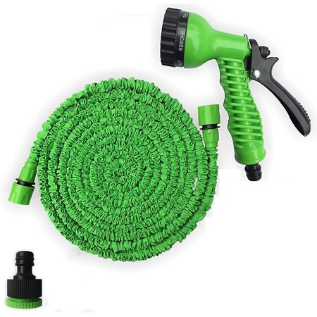 Expandable Garden Hose Kit Flexible Water Pipe Stretchable with 7-in-1 ...