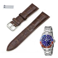 Quick Release 18mm Red Leather Smooth Watch Band - Interchangeable ...