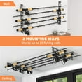 Roylvan 2 pack Fishing Rod Pole Holders for Garage, Wall or Ceiling ...
