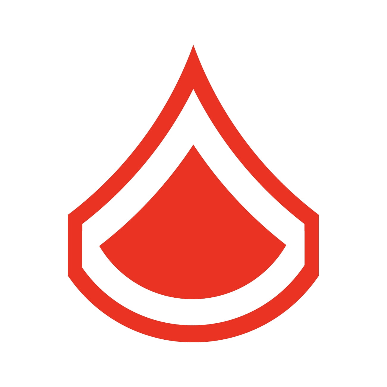 E-3 Private First Class Rank Sticker Decal Die Cut - Self Adhesive ...