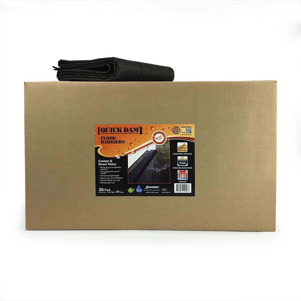 Quick Dam 5' Flood Barriers, 26pk - Walmart.com - Walmart.com