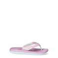 Wonder Nation Girls Sport Flip Flops with EVA Footbed and Arch Support ...