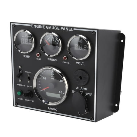 Boat Engine Gauges,Engine Gauge Panel Water Engine Gauge Panel Digital ...