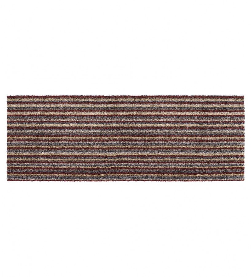 Plow & Hearth My Mat Dirt Trapping Mud Rug, 31" x 59" - Spice Stripe ...