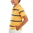Chiccall Boys Summer Back to School Shirt Basic Striped Trendy Short ...