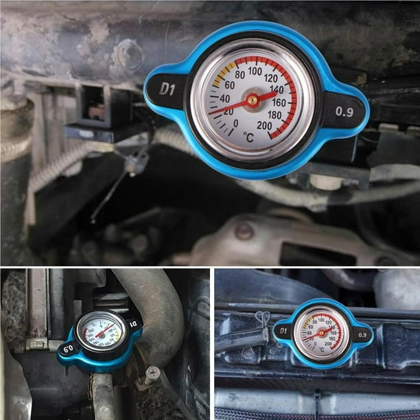 Water Radiator Cap Gauge Thermo practical anti-leakage Temperature ...