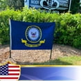 4x6 ft Navy Emblem Double Sided Heavy Duty Outdoor Flag, 3-Ply Weather ...