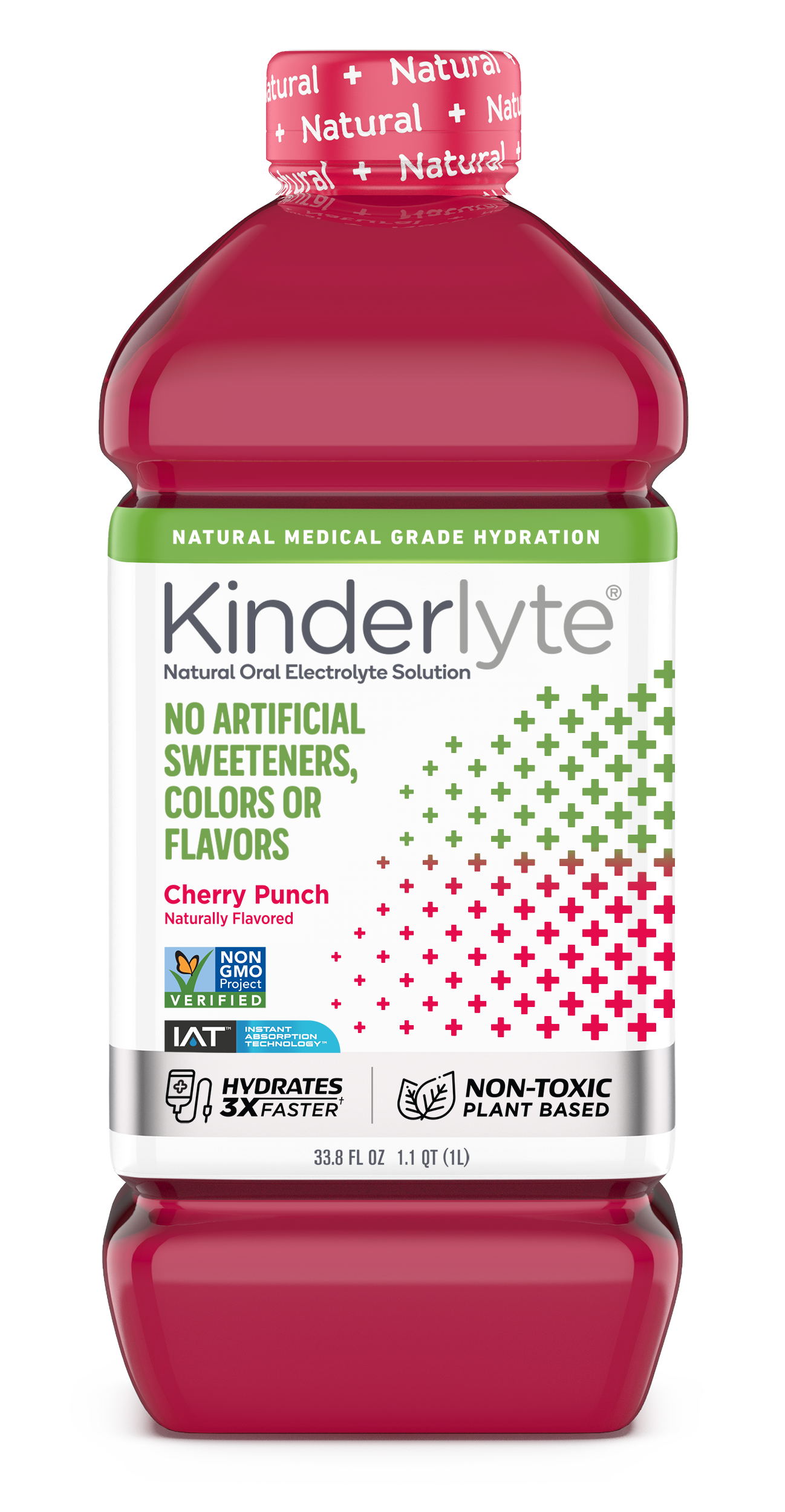 KinderLyte Natural Oral Electrolyte Solution Cherry Punch 33 8 Fl Oz KinderLyte Natural Oral Electrolyte Solution Cherry Punch 33 8 Fl Oz