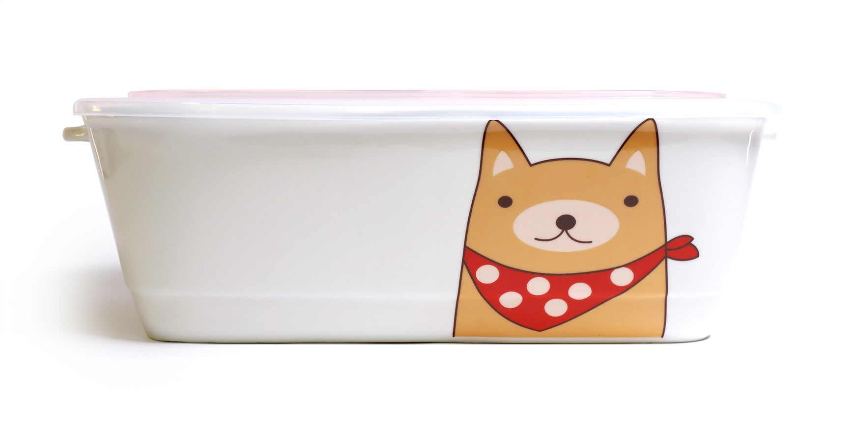 Microwavable Ceramic Bento Box With Seal Rectangular Shape With ...