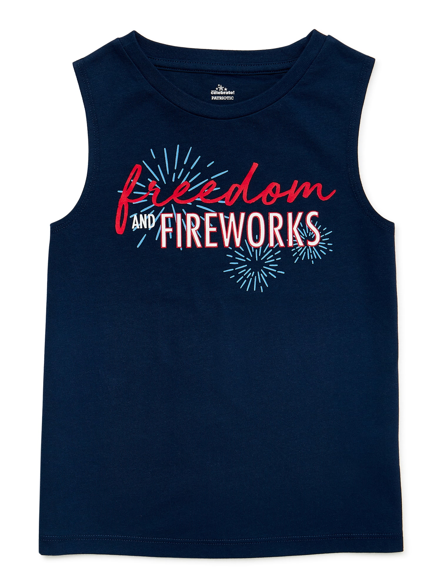 Girls Fireworks Tank Top, Sizes 4-18 - Walmart.com