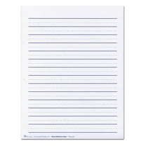 Raised Line Writing Paper - Red and Blue Lines -Package of 50 - Walmart.com