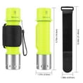 Oumers Marine Diving Flashlight, 2000 Lumens LED Underwater Torch ...