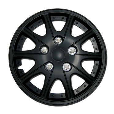 Pilot Automotive WH521-14C-B All Black 14" Indy Wheel Cover, (Set of 4) - Walmart.com