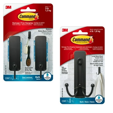 Command Large Caddy Hanger, Frosted Finish, Plastic, 1 Wall Hanger ...