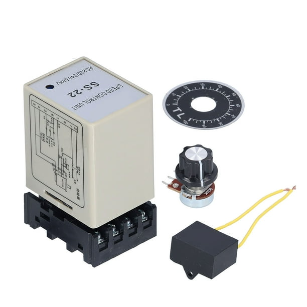 AC Motor Speed Controller 220V/240V, Adjustable 50Hz Split Single Phase ...