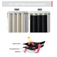 THD Lawrence 100% Blackout Grommet Window Curtain Panels Total Privacy and Energy Efficiency ...