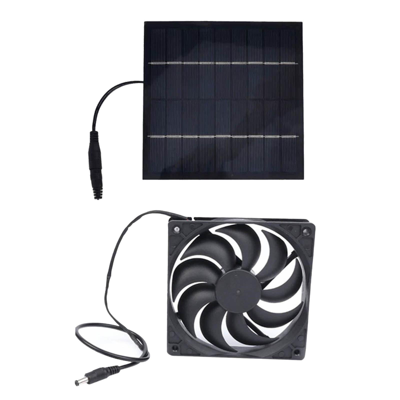 10W Solar Powered Panel Fan, Solar Panel Powered Lightweight Saving ...