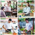Black Cat Waist wrap apron Adjustable service half apron for kitchen ...