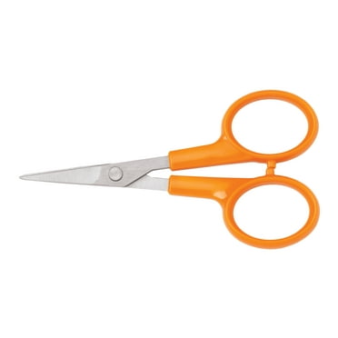 Fiskars Original Stainless Steel 8" Orange-Handled Scissors, 1 Each ...