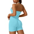 BILIKEYU Seamless Workout Sets 2 Piece Sets for Women, Strappy Halter ...