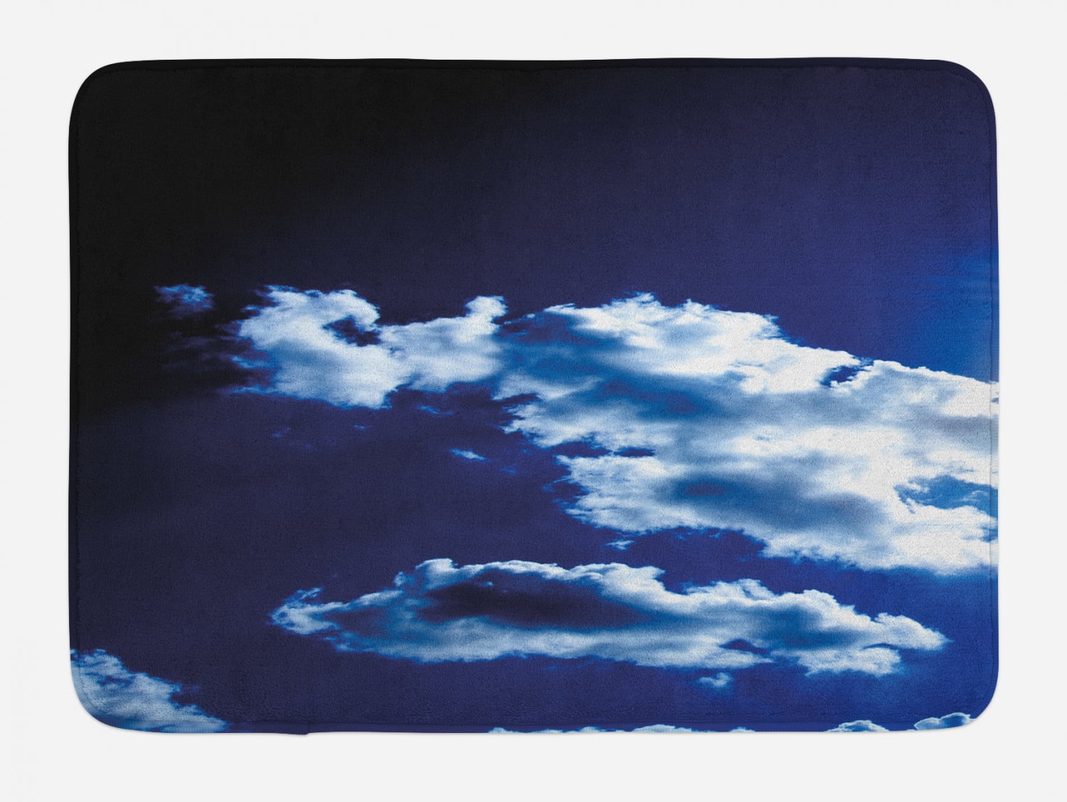 Dark Blue Bath Mat, Sky and Dramatic Clouds Natural Phenomena Sunset ...