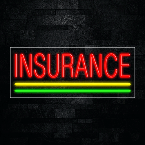 Insurance-LED Neon Sign 30"L x 12"H #30079 - Walmart.com