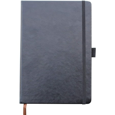 Thick Notebook Hard Cover Lined Journal Notebook with Pen Loop A5/ 5 ...