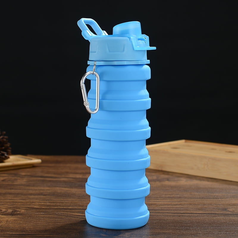 Nokiwiqis Collapsible Water Bottle, Foldable Cup, Portable Leak-Proof ...