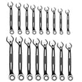 DualUse Plums Blossoms Open End Ratchets Wrenches 6mm-22mm Combination ...
